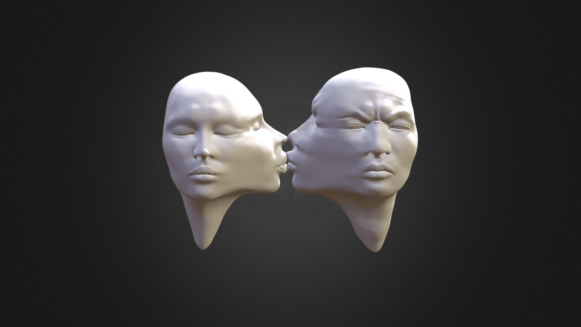 kiss - 3D model by black_stone [3cea3f0] - Sketchfab