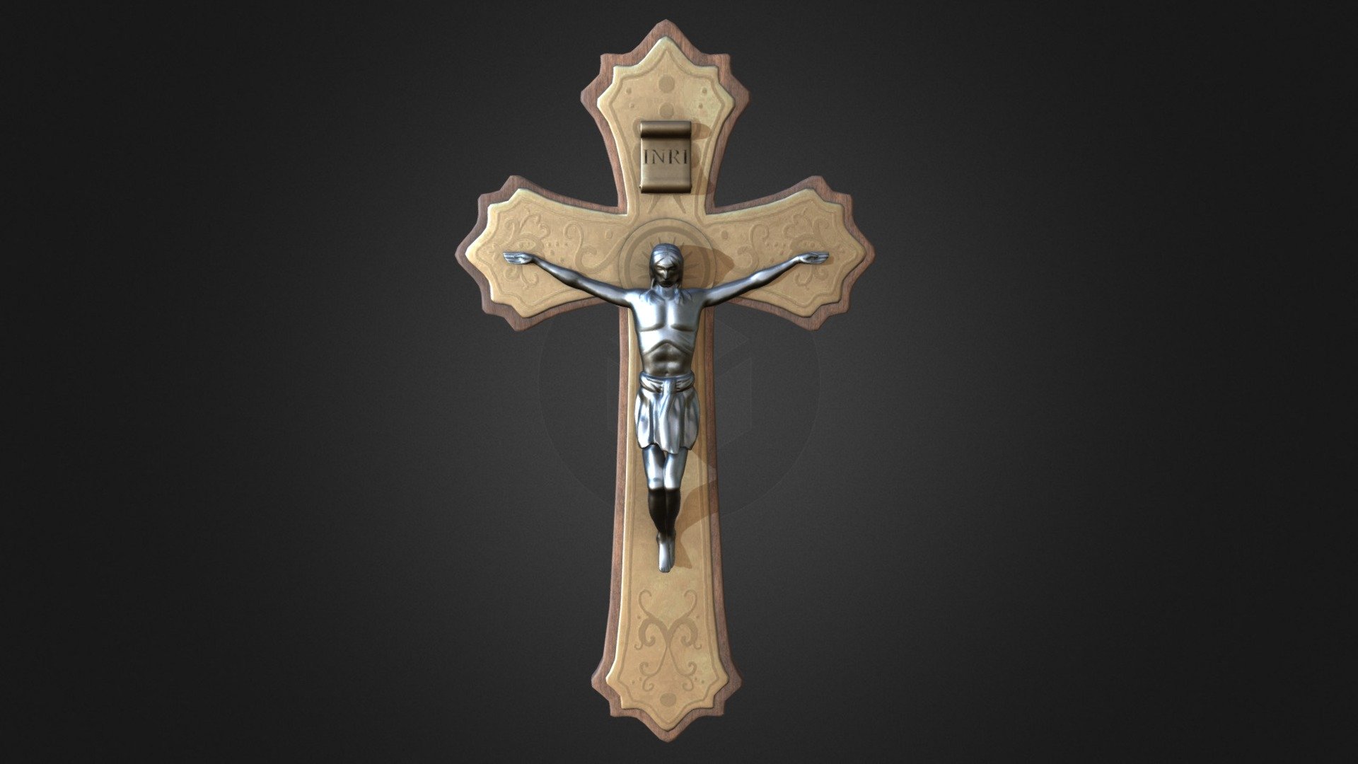 Crucifix - 3D model by Tiyshen [3cea4c6] - Sketchfab