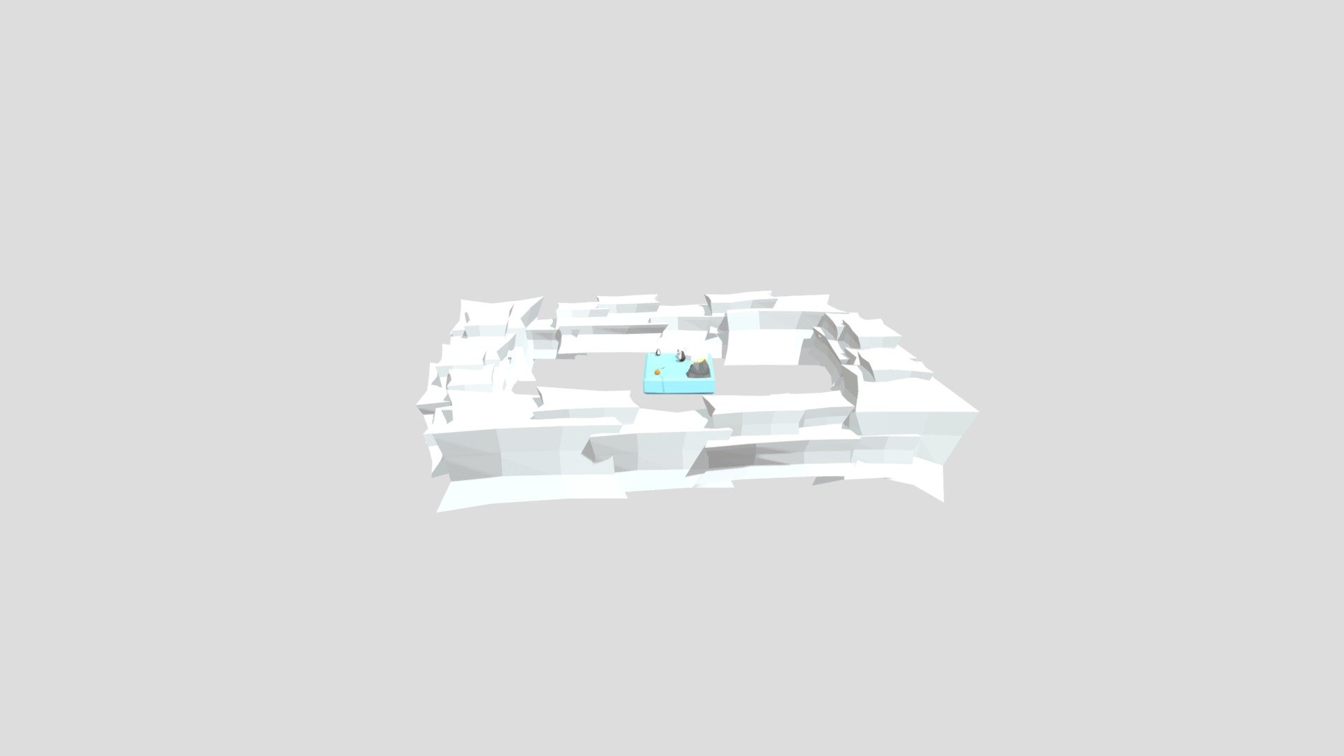 Ice block - 3D model by Merve Aras (@mervearas) [3cec0db] - Sketchfab