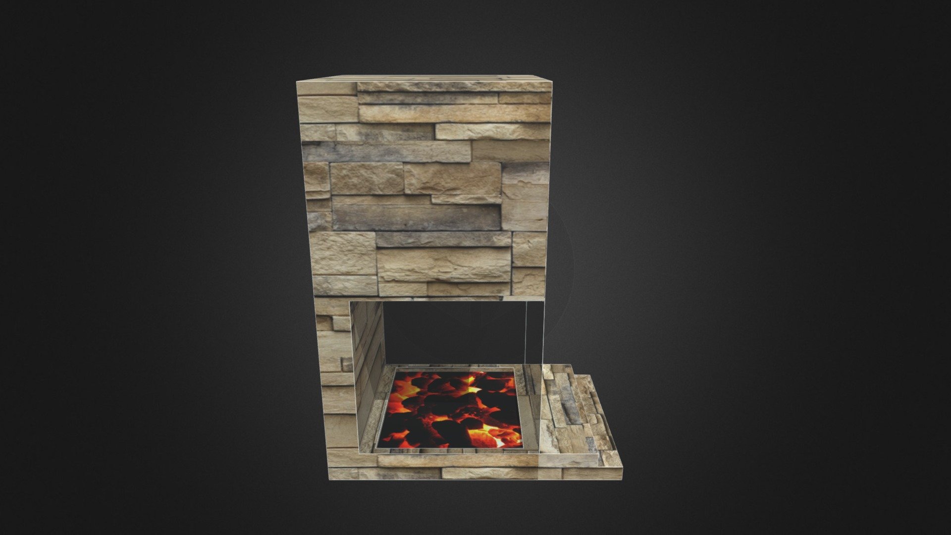 Modern Fireplace - Download Free 3D model by shirlanne [3cec9a2 ...