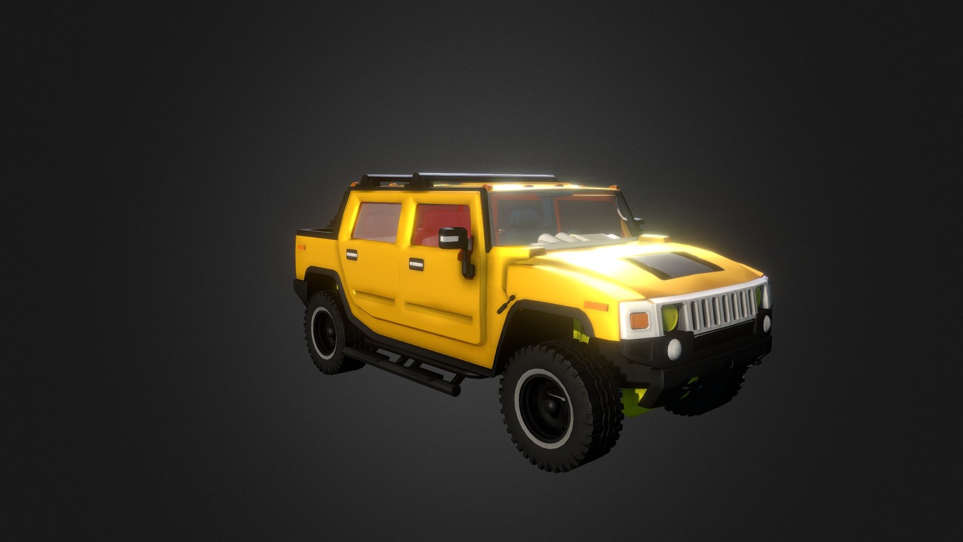 Hummer H2 SUT - 3D model by ntustudios [3cecb86] - Sketchfab