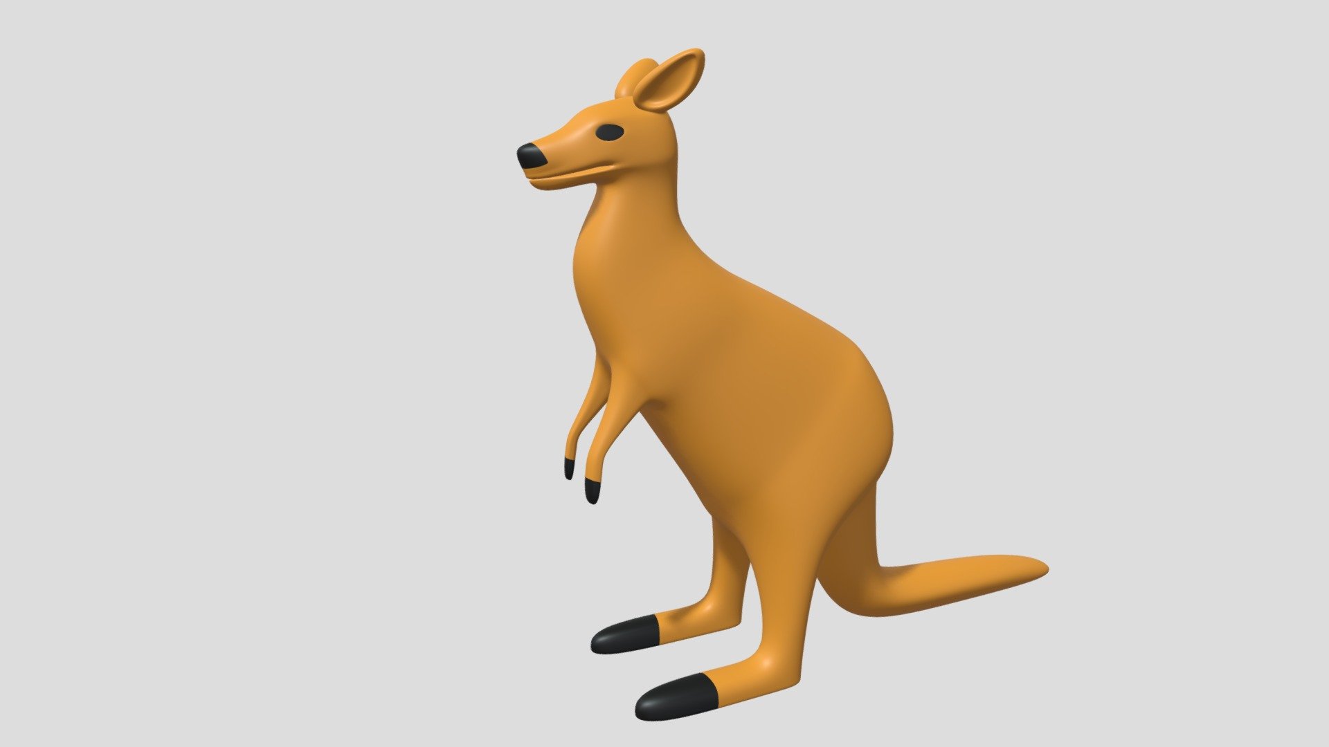 Cartoon Cute Kangaroo - Buy Royalty Free 3D model by Philip Storm ...