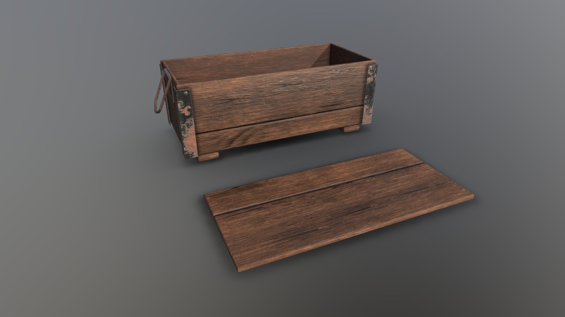 Wooden crate - Download Free 3D model by Shorty_Digitan [3ced3da ...