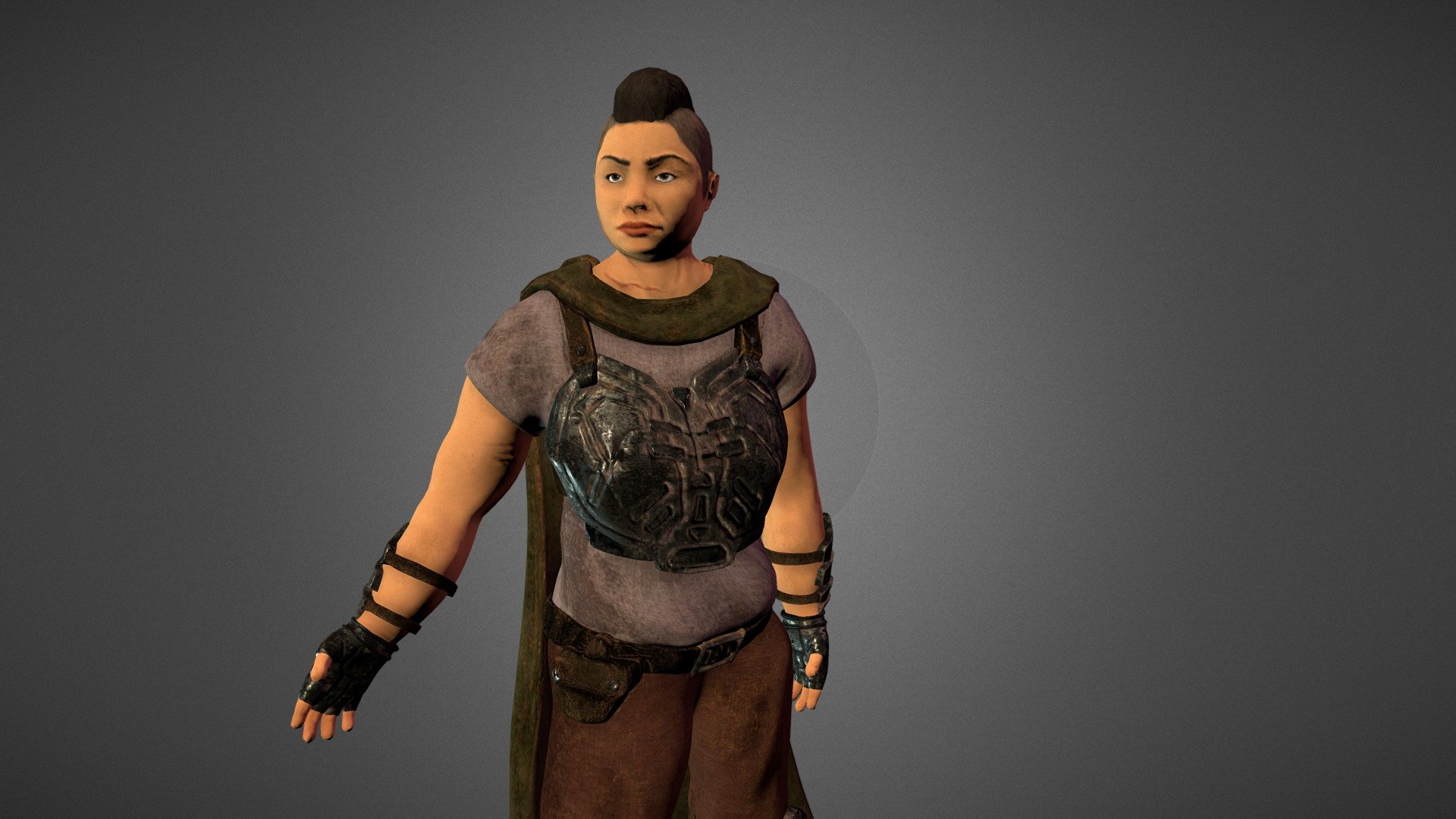Desert Warrior - 3D model by Théo Boisvert (@theoboisvert) [3cedb0d ...