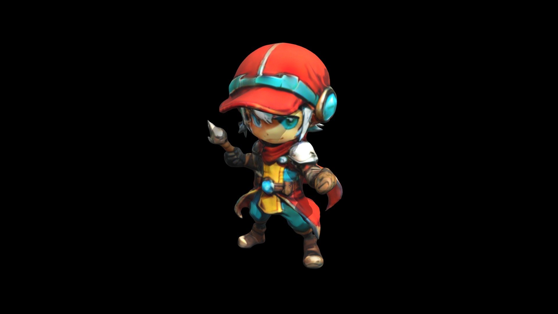 Fictional character "Ren" from video game Battle - Download Free 3D ...