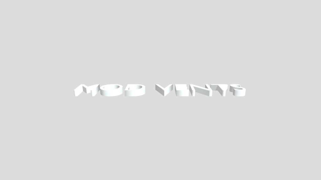 mod vents sign - A 3D model collection by demonsmith - Sketchfab