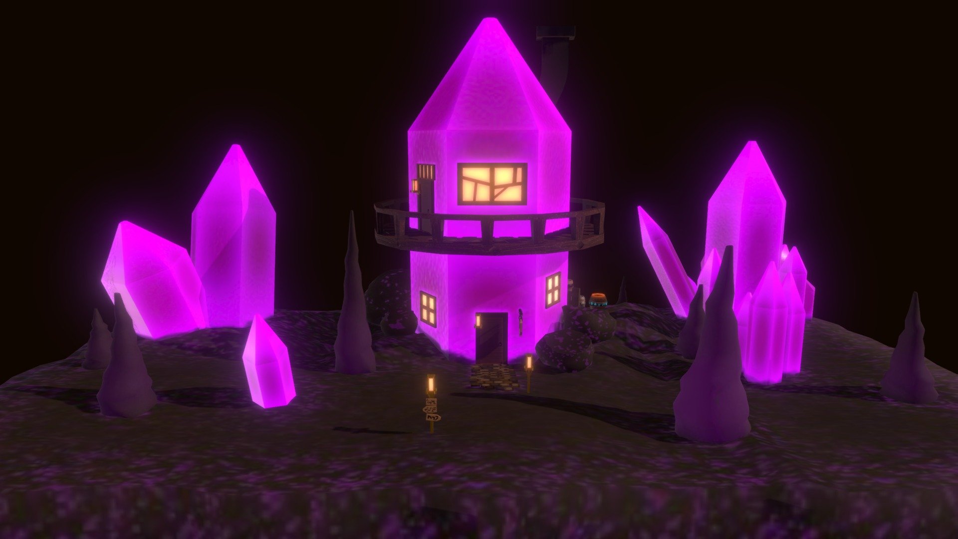 The Crystal Tavern - 3D model by GoblinCore [3cf3d30] - Sketchfab