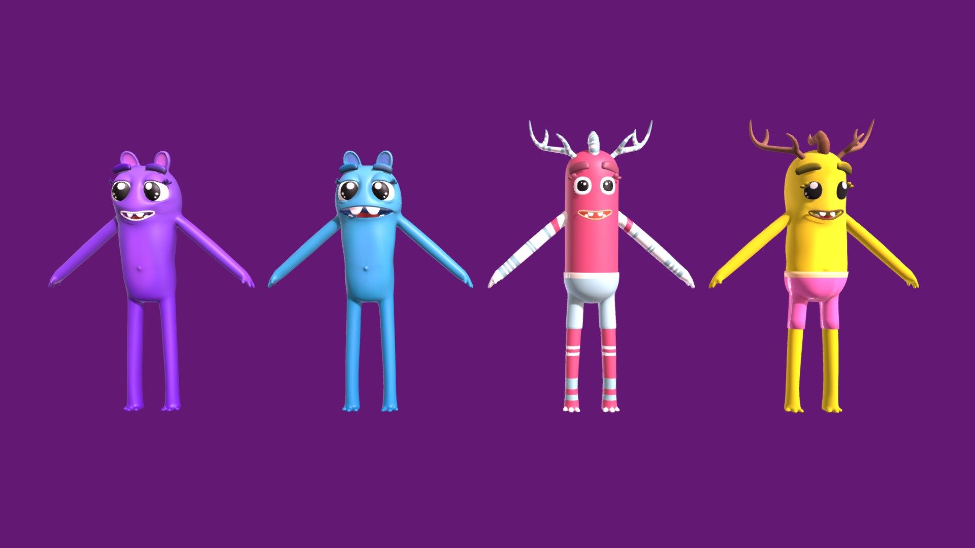 Creature Character- low poly- game assets - Buy Royalty Free 3D model ...