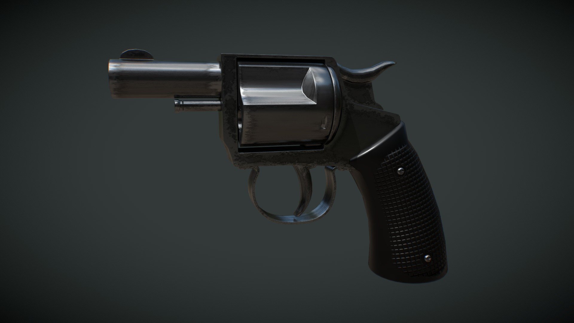 Three-shot revolver - 3D model by Obi-Wanya [3cf5215] - Sketchfab