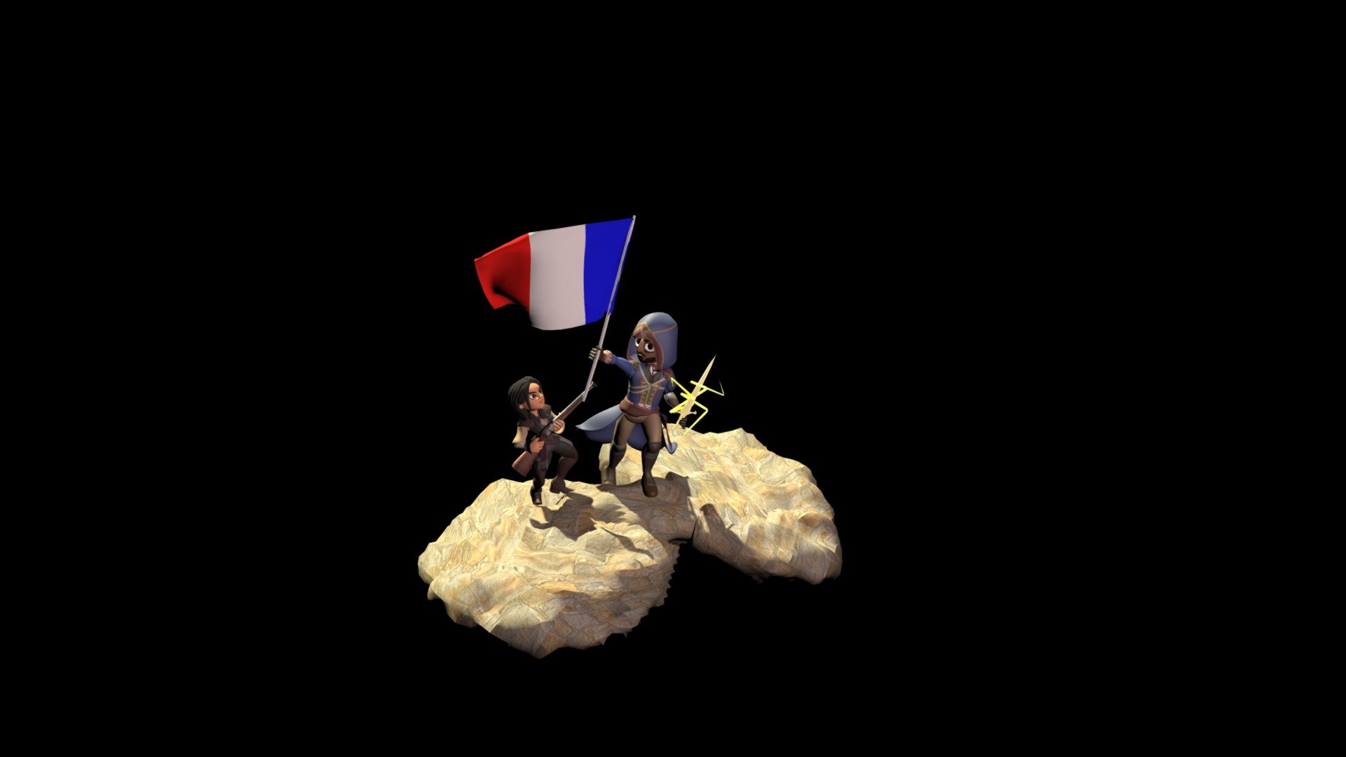 assassin's creed unity pok y ana - 3D model by Pokemarreshi ...