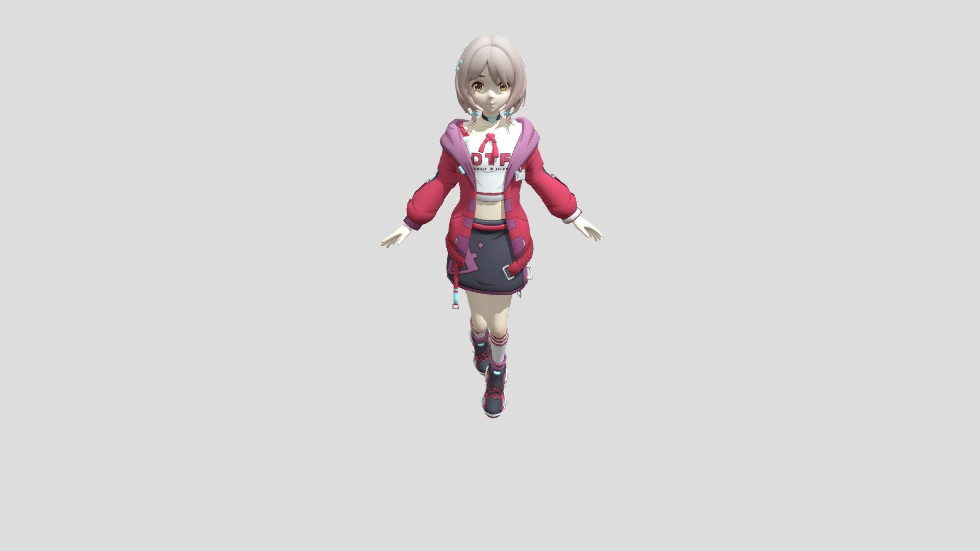 Digimon New Century- Female Protagonist - 3D model by Kleen1999 ...