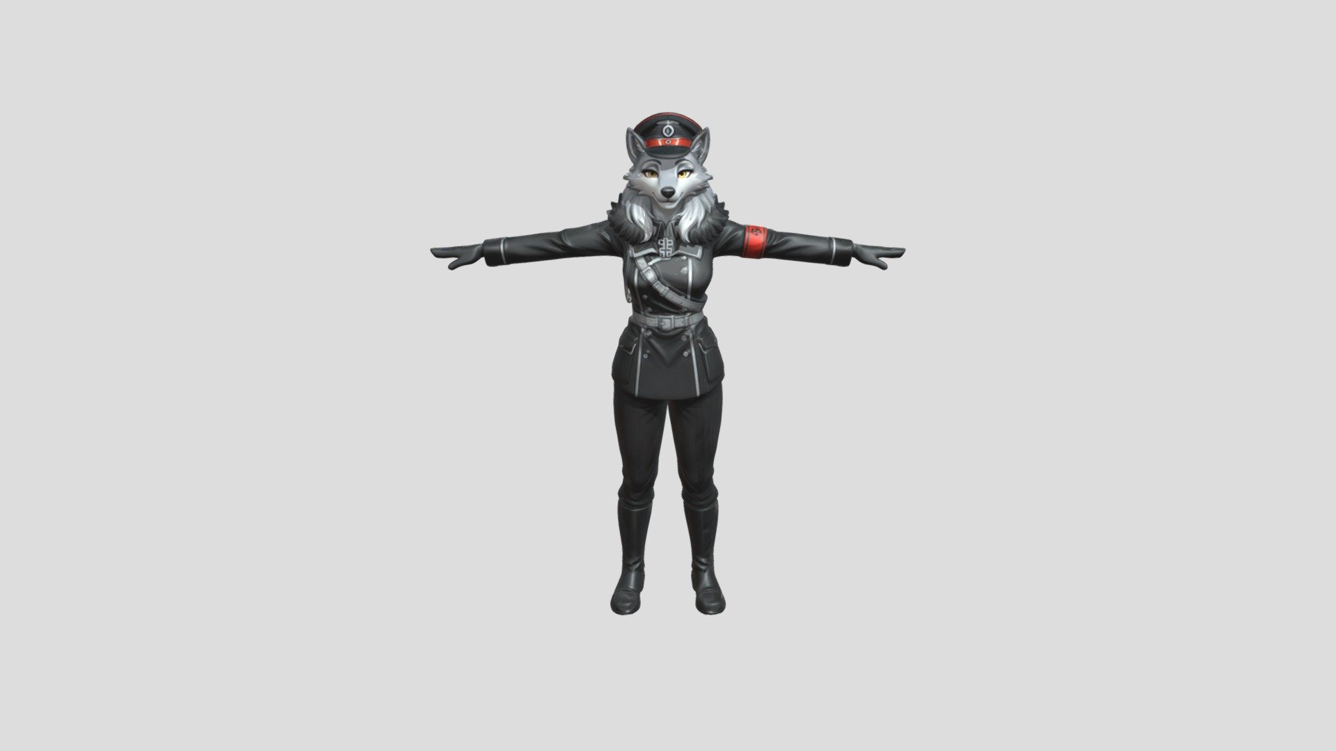 Furry army wolf girl - Download Free 3D model by Gantoo [3cf66fc ...