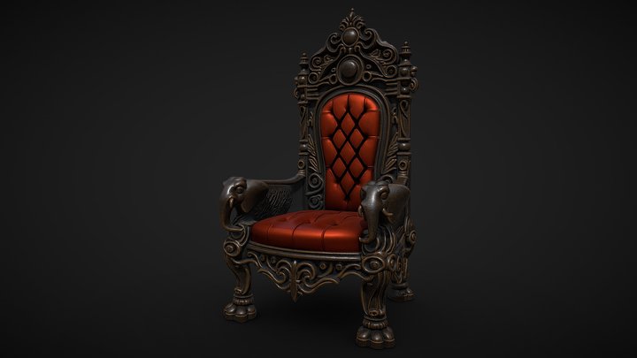 Throne 3D models - Sketchfab