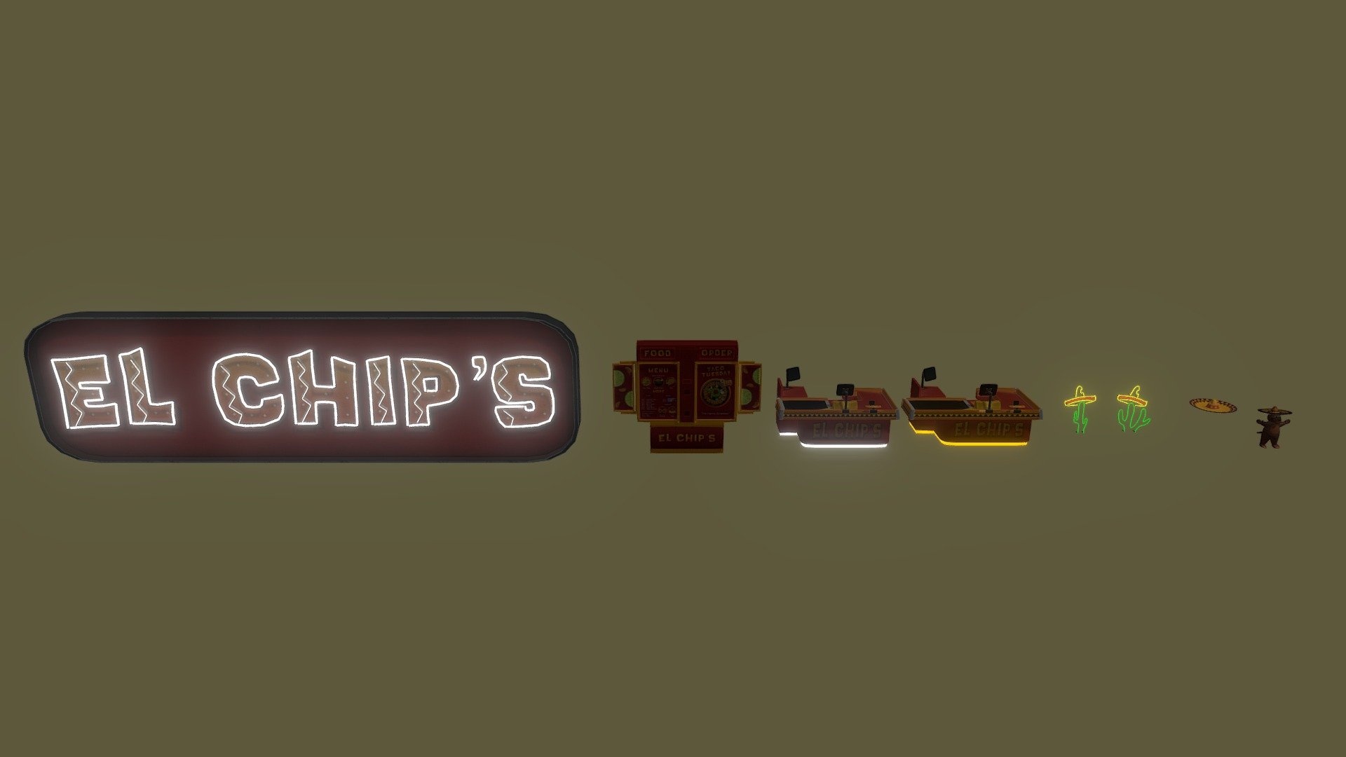 Fnaf SB El Chip's Props Part 1 - Download Free 3D model by skylajade69 ...