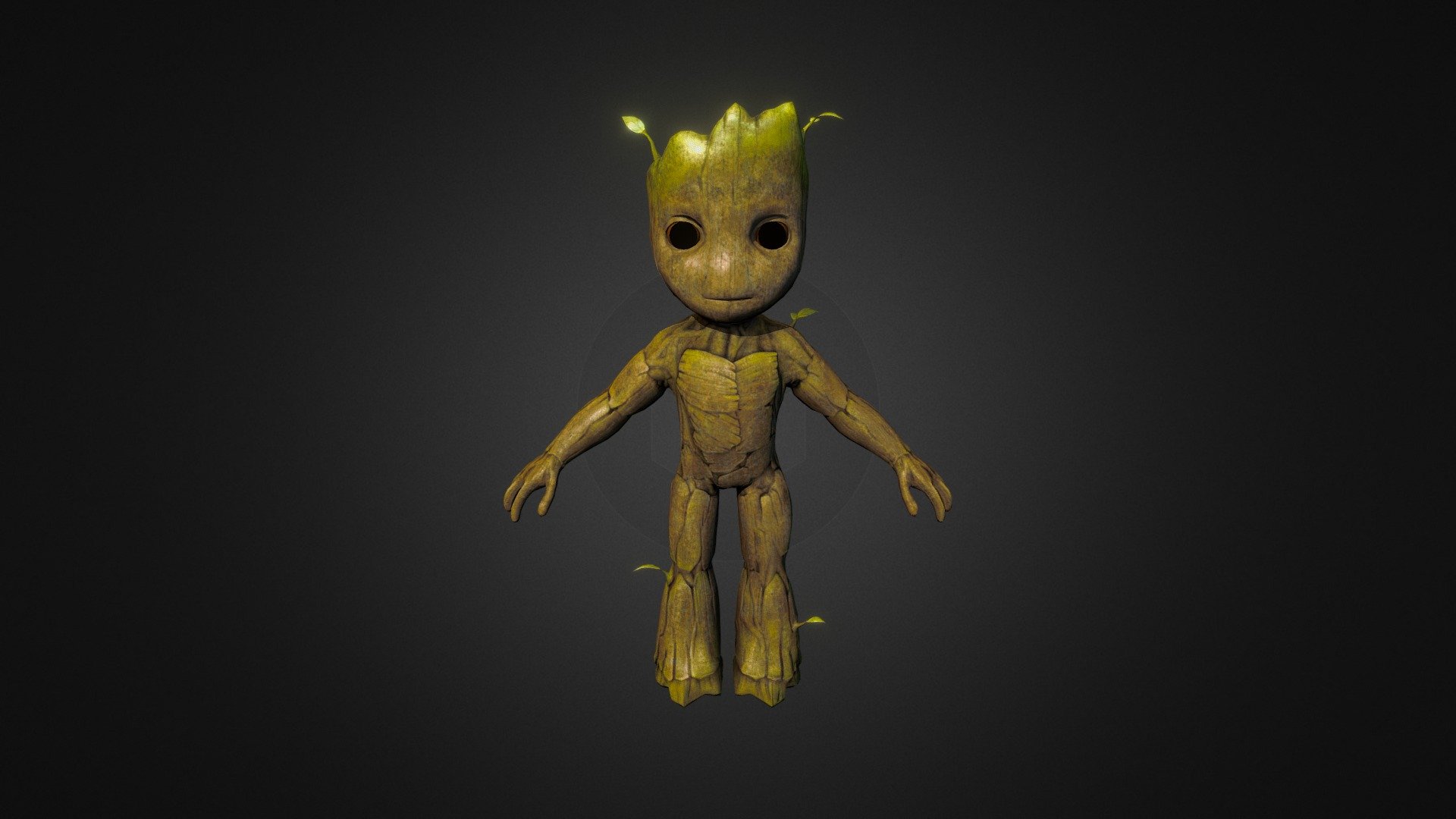 Groot Fix - 3D model by InCom Studio (@incomstudio) [3cf9a8f] - Sketchfab