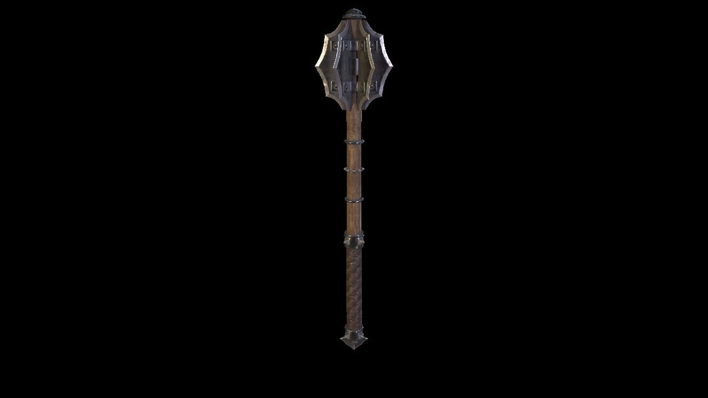 Medieval Flanged Star Mace - 3D model by bonus3d [3cfc409] - Sketchfab