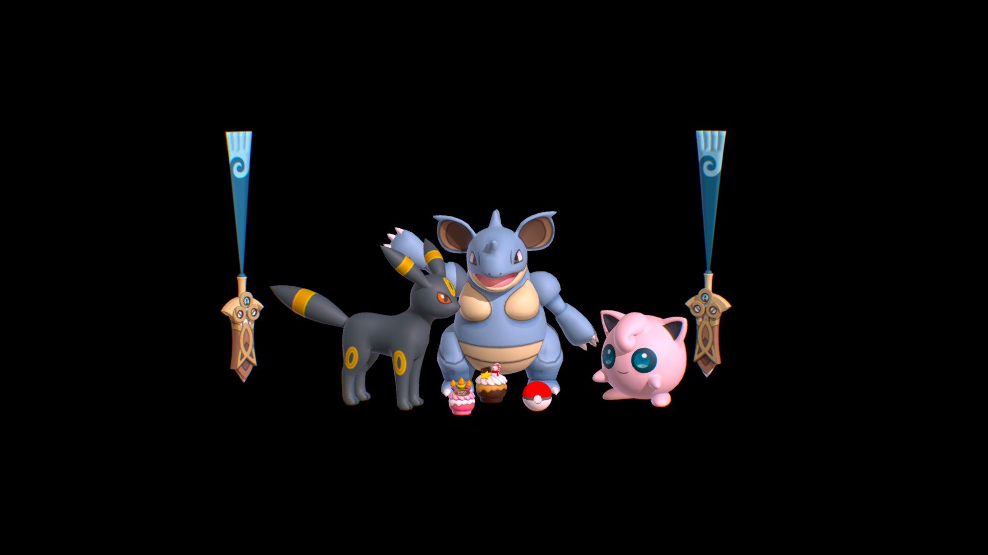 Pokemon - Download Free 3D model by penumbra._.design [3cfd066] - Sketchfab