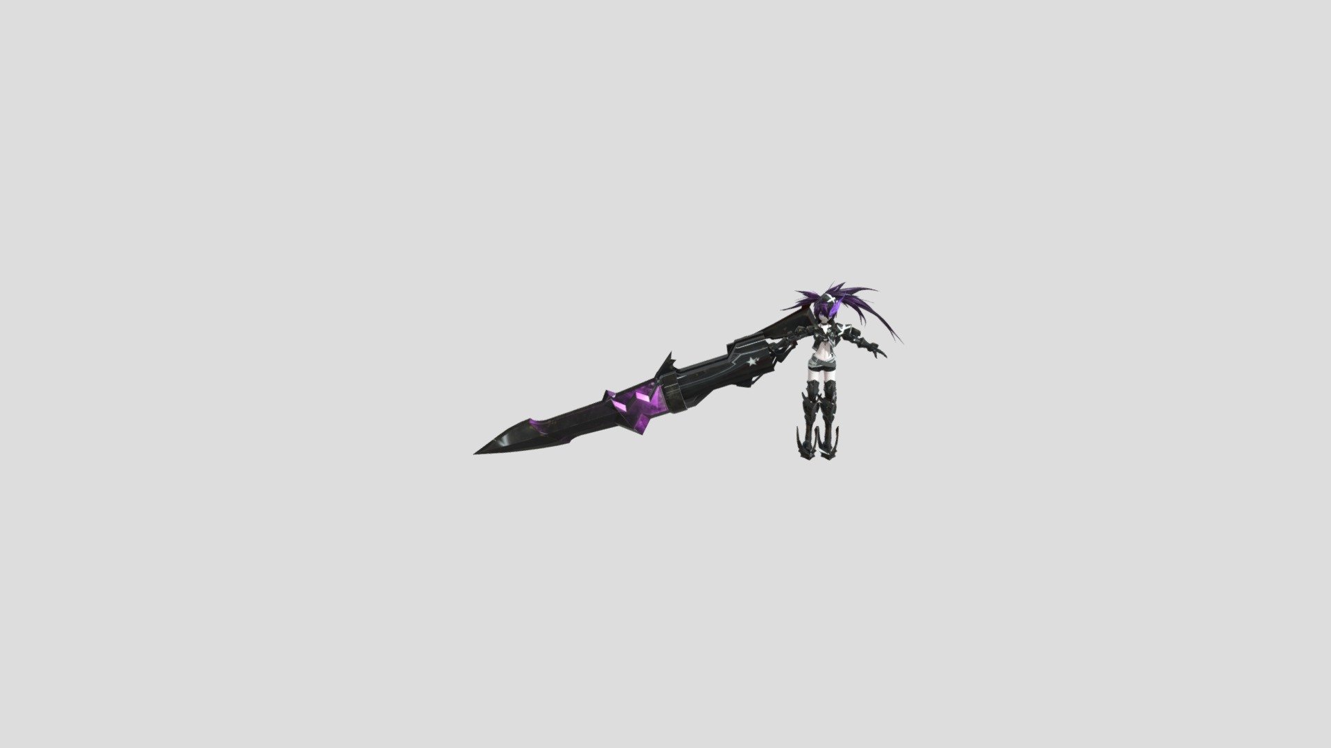 Insane Black Rock Shooter - Download Free 3D model by Freaky Gamer ...