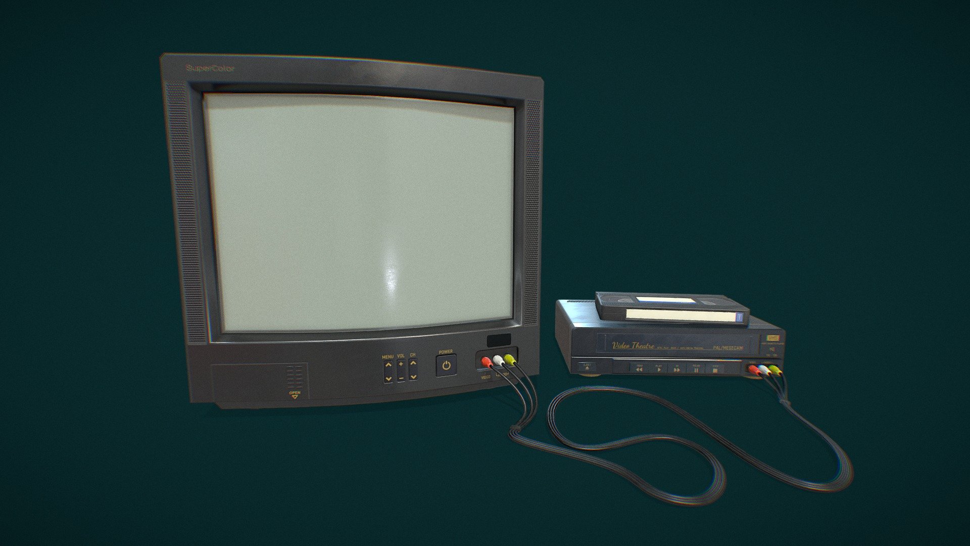 TV Set - Buy Royalty Free 3D model by PropsForGames [3cfded4 ...