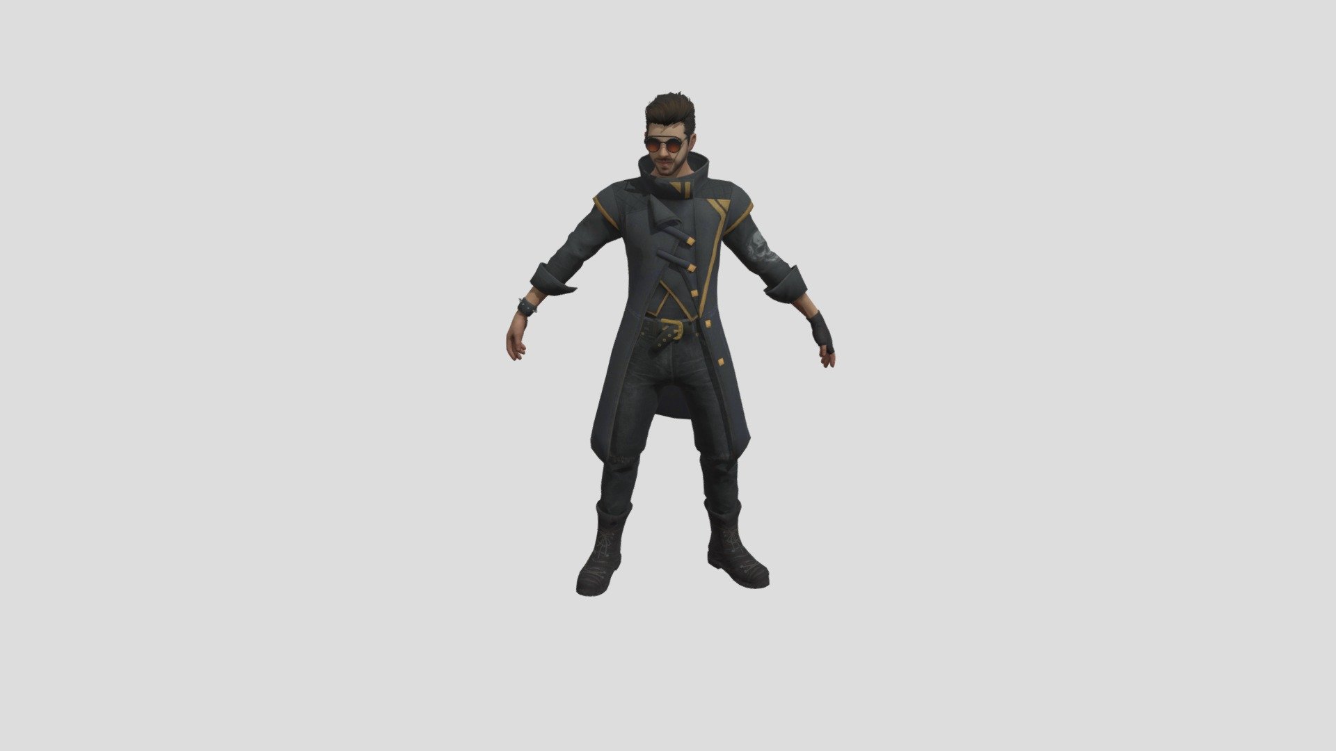 FF Alok 3d Model - 3D model by RAMU (@AloneStarYT) [3cff31a] - Sketchfab