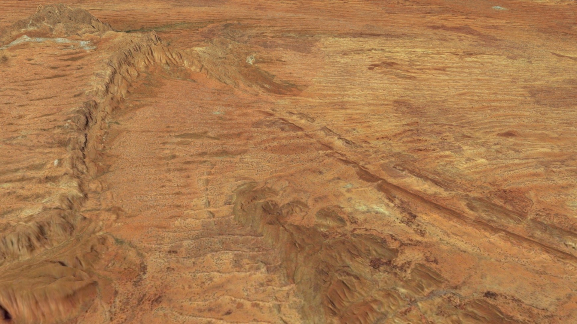 Eroded desert plains - 3D model by Stance Hurst (@Cacti3D) [3cffac9 ...