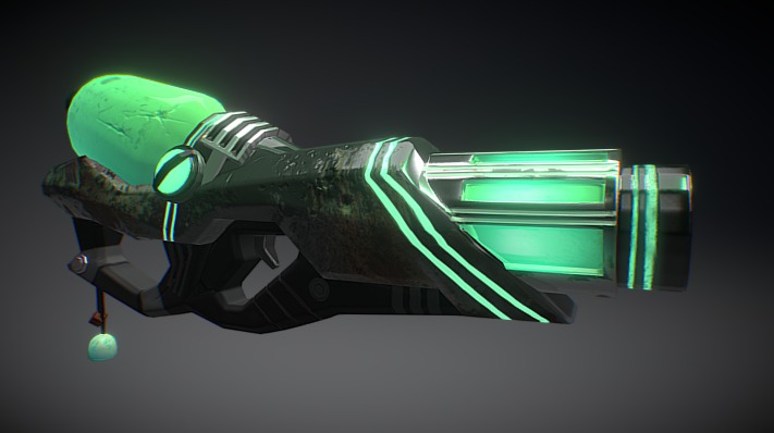 Gun Model - 3D model by Poppy (@lovegrub) [3d01cda] - Sketchfab