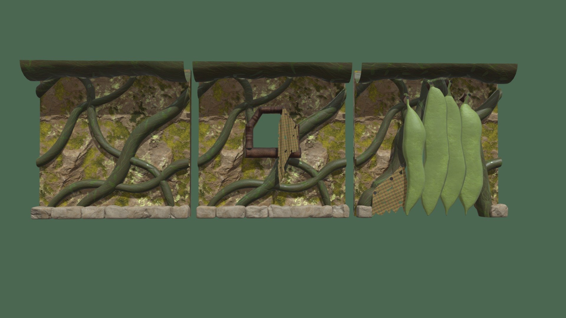 Hag's Lair Textured Walls - 3D model by Justin Kerschbaumer ...
