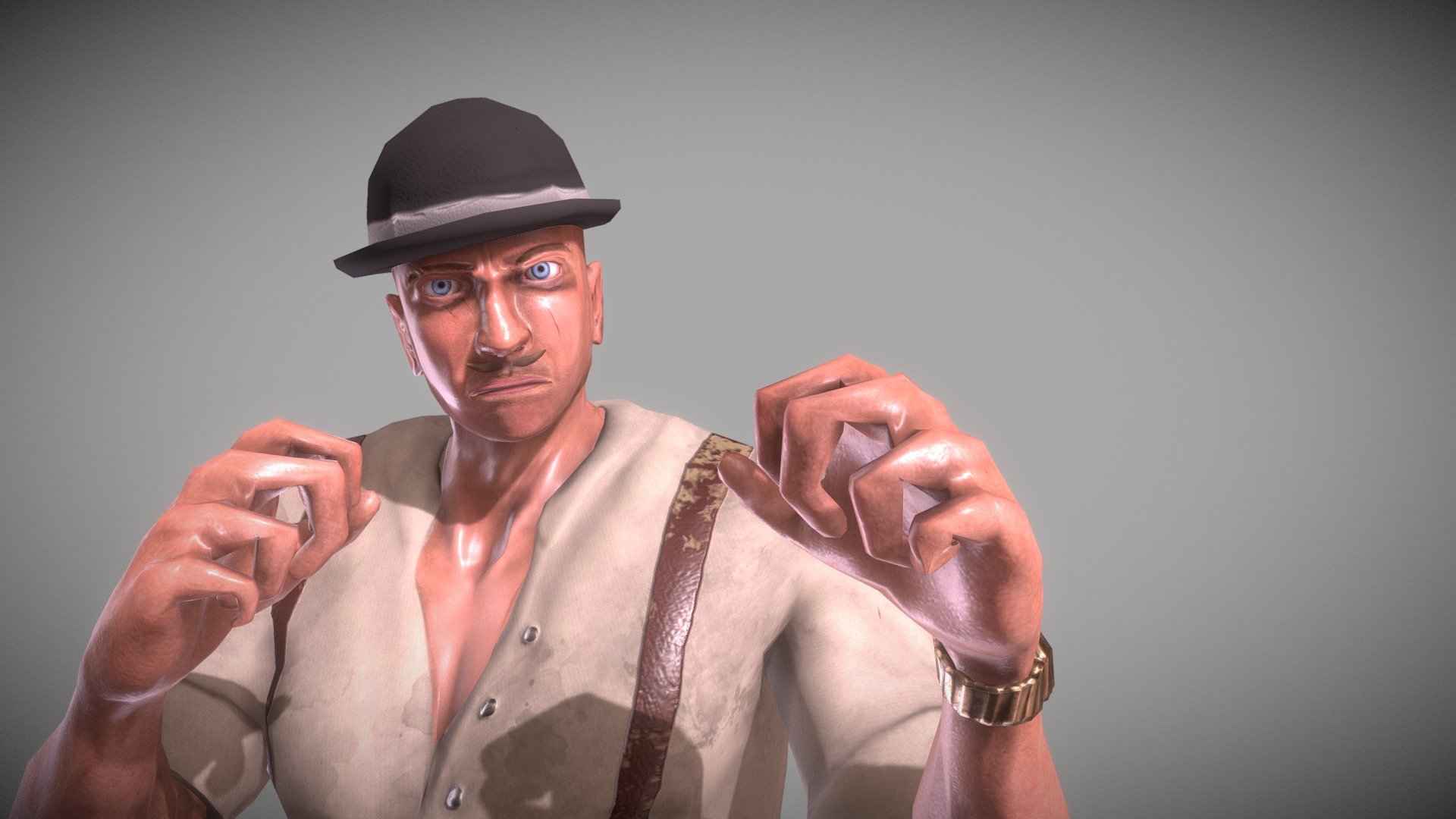Infinite Runner "Thug" Character - 3D model by Joseph (@DMUJoe ...