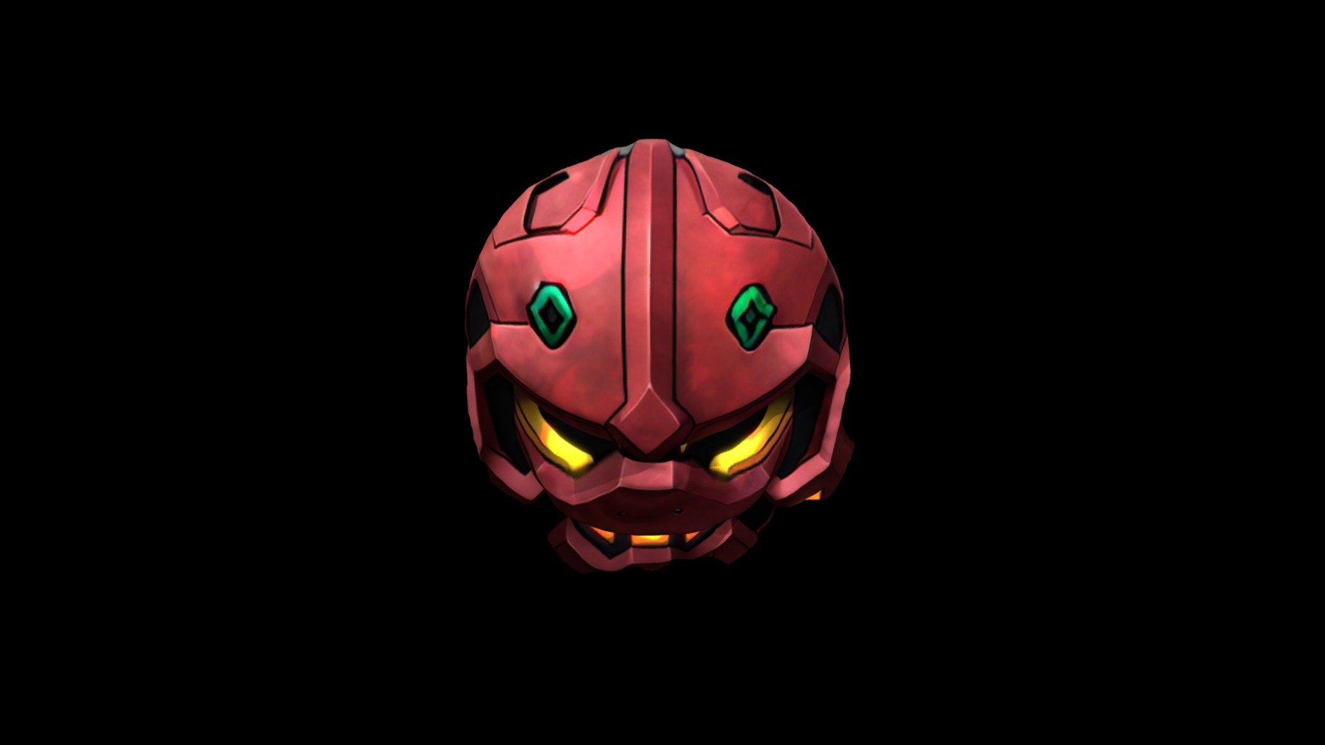 Helmet Mask Robot Cartoon 2211 - Download Free 3D model by klrxyz ...