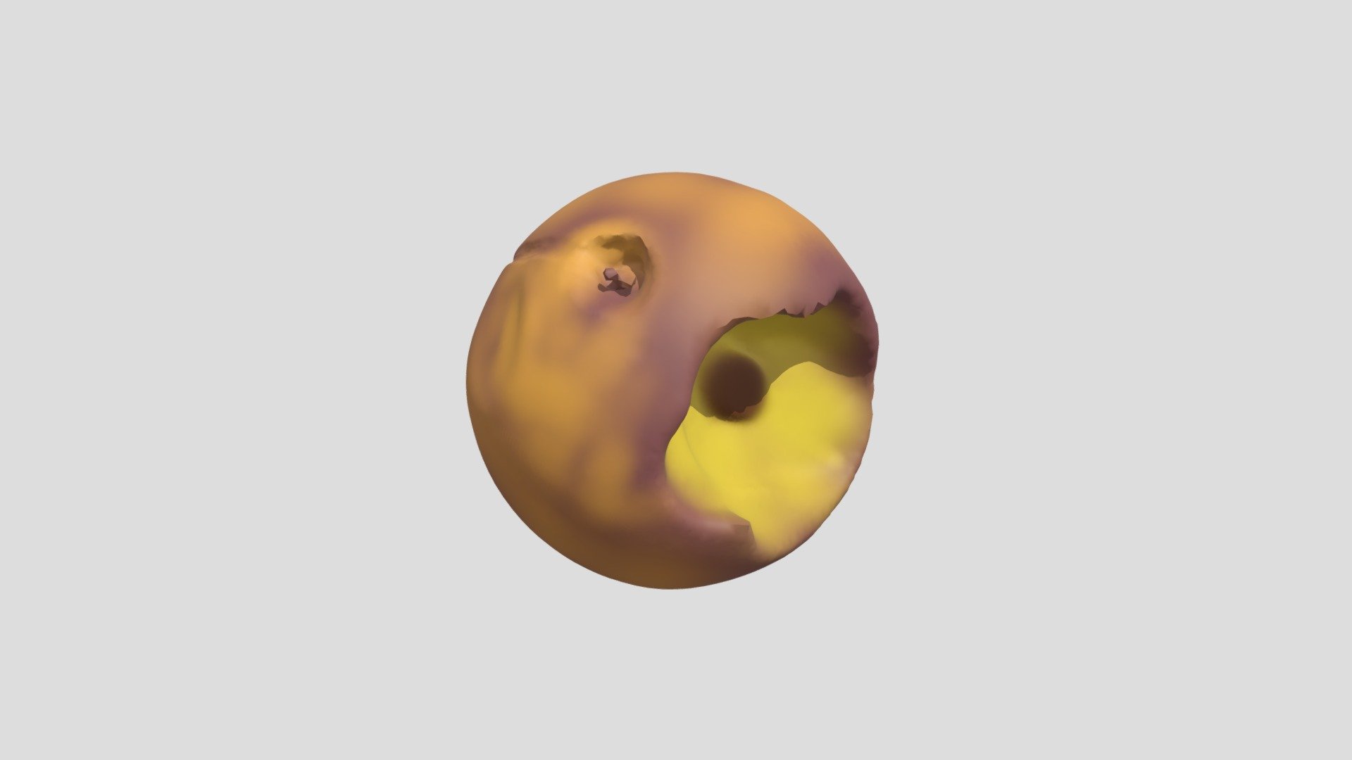 bruised peach - 3D model by gar20210586 [3d04a7b] - Sketchfab