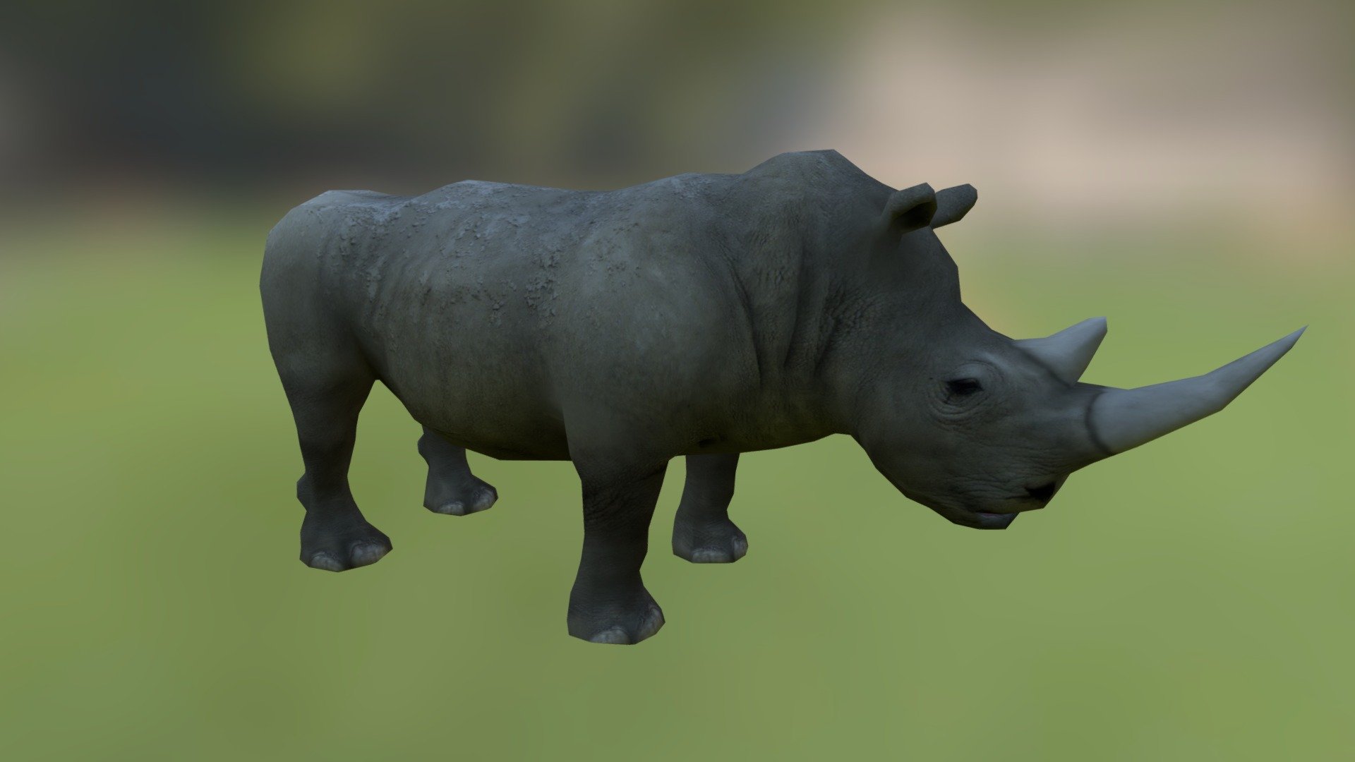 Rhino - 3D model by Mahin [3d0520b] - Sketchfab