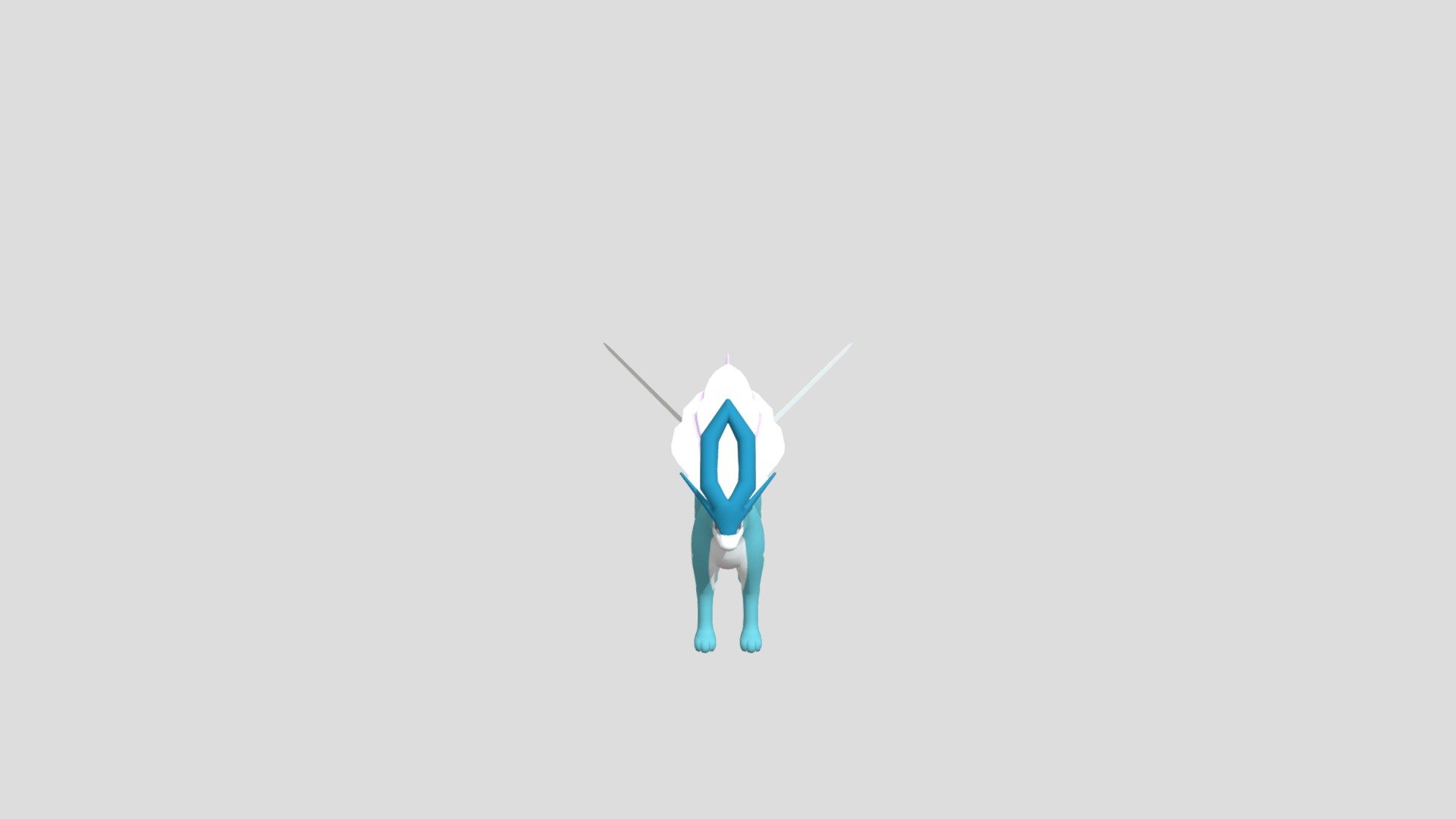 Suicune - Download Free 3D model by LunaEagle [3d08802] - Sketchfab