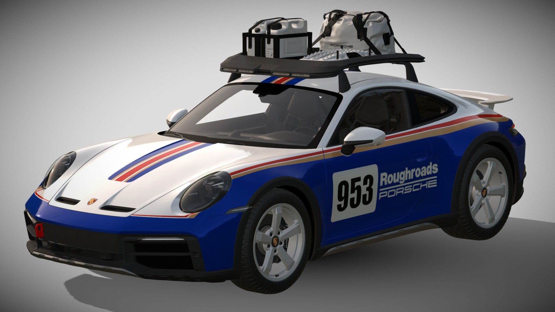 2023 Porsche 911 Dakar Rallye Design Package - Download Free 3D model ...