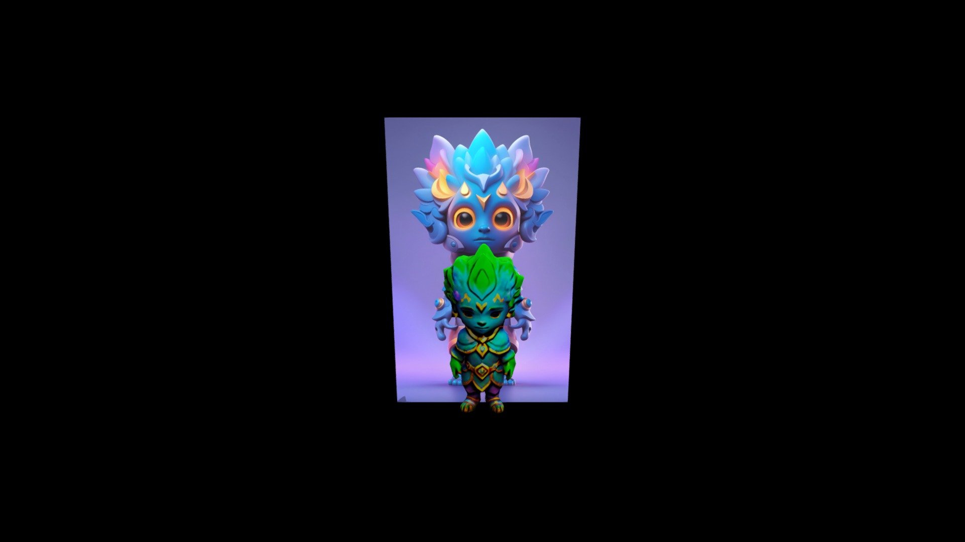 The Blue Elf The Blue Elf is a digital art - Download Free 3D model by ...