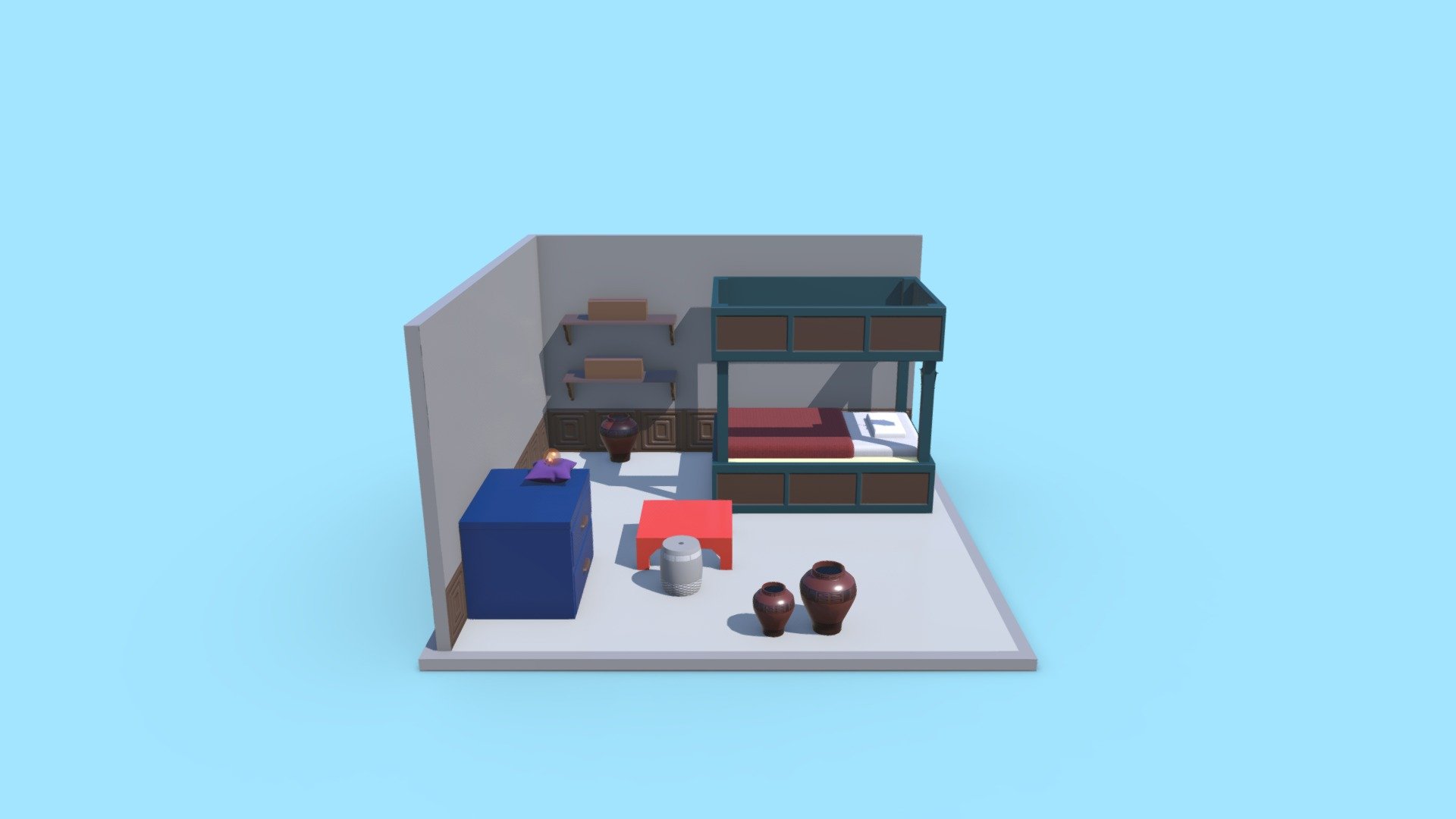 Dragon Ball - Grandpa Gohan House - Diorama - 3D model by aaronc3D ...