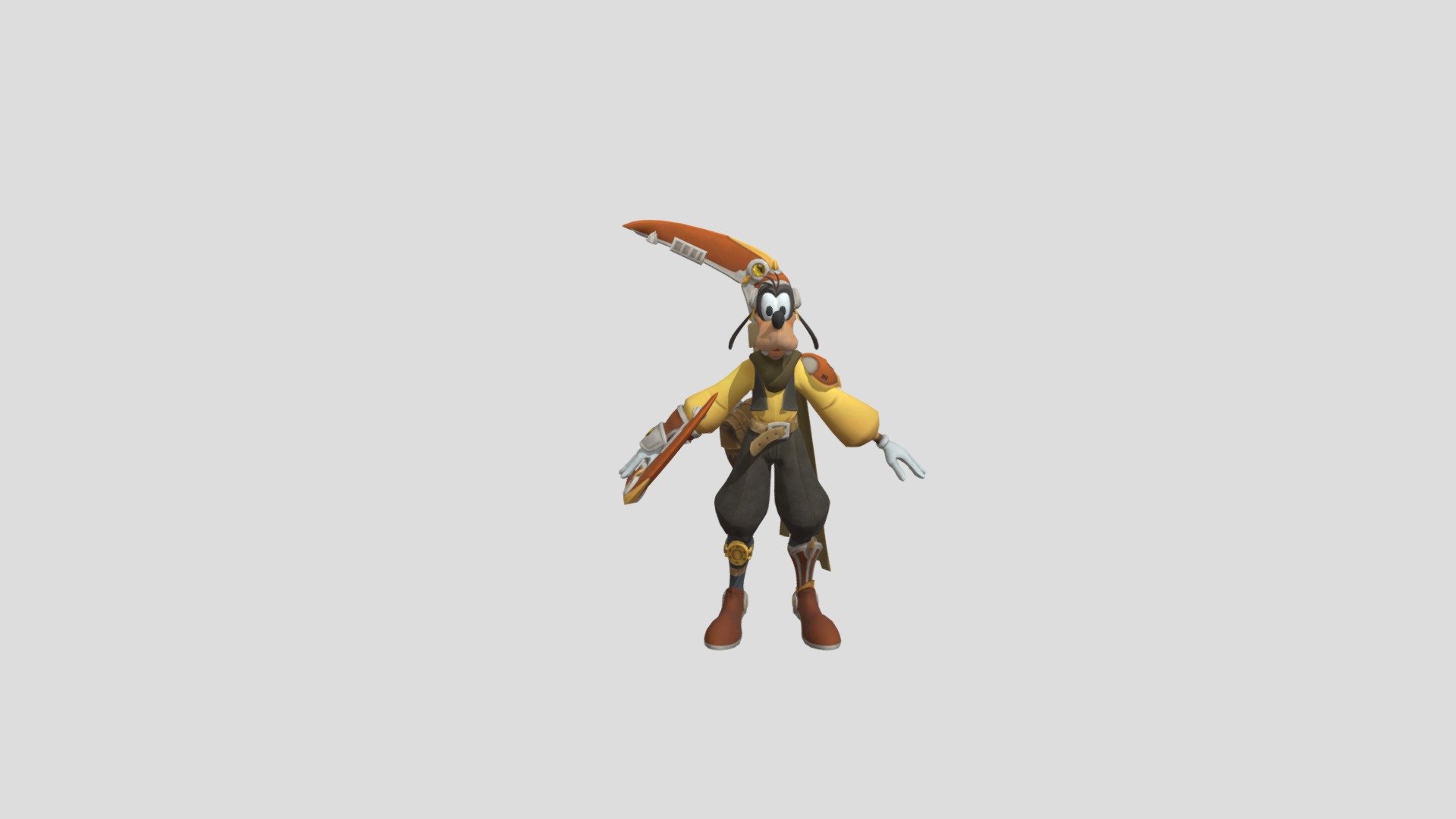 Goofy - Download Free 3D model by anderlenolan [3d0b69d] - Sketchfab