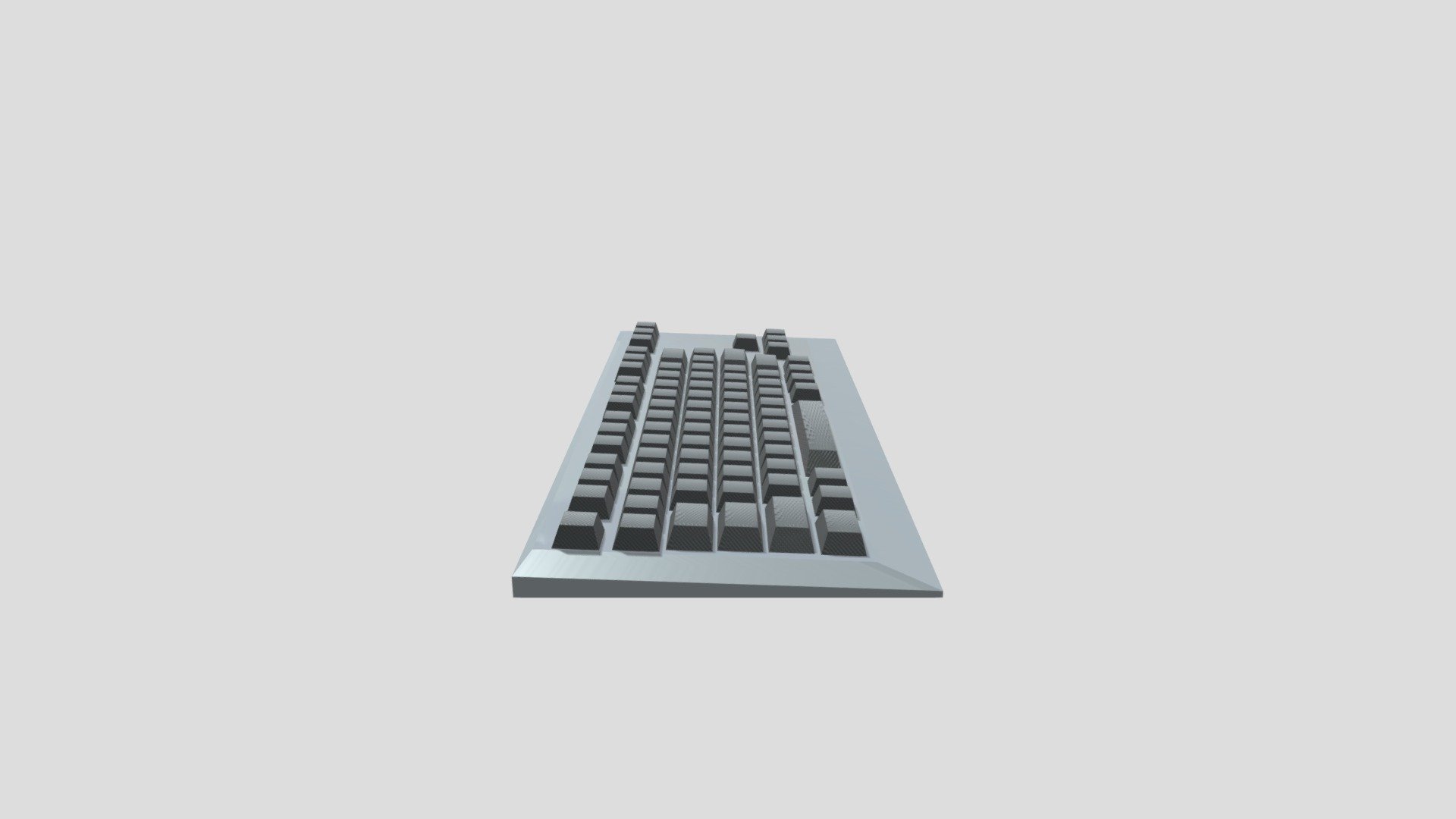 Keyboard - 3D model by Mathew Harris (@10959101) [3d0b781] - Sketchfab