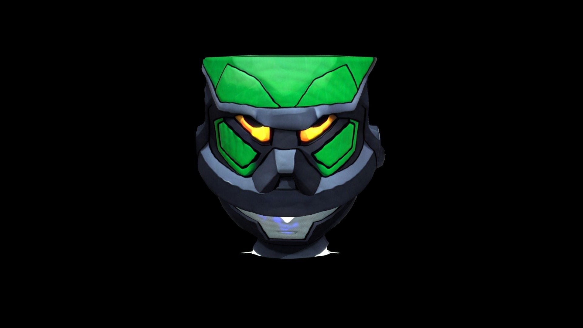 Helmet Mask Robot Cartoon 1052 - Download Free 3D model by klrxyz ...