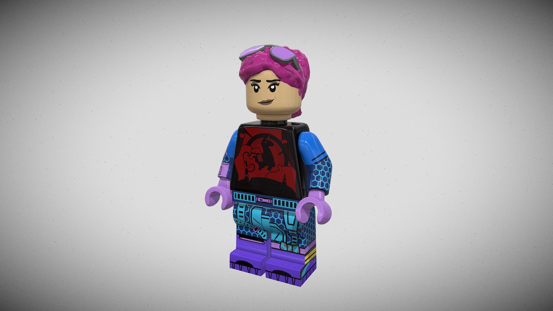 3D Brite-Bomber Lego Character - 3D model by Ali Janjua (@janjuaali77 ...