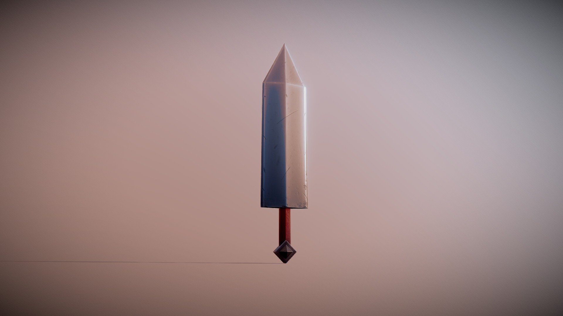 Stylized Low Poly Sword - 3D model by VeryHotShark [3d0c727] - Sketchfab
