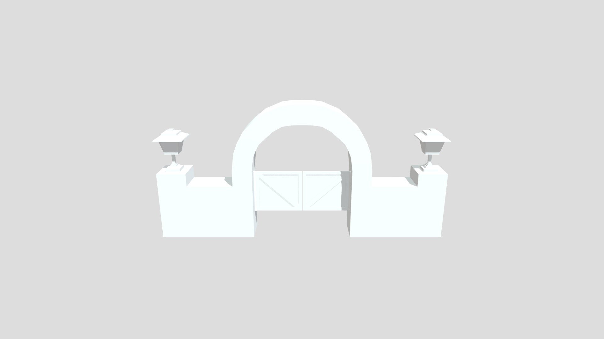 Gate Model - Download Free 3D model by marisap [3d0d160] - Sketchfab