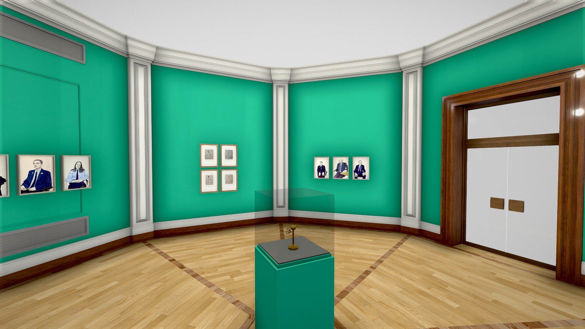 Gallery 10: Octagon - Hockney Exhibition - 3D model by Fitzwilliam ...