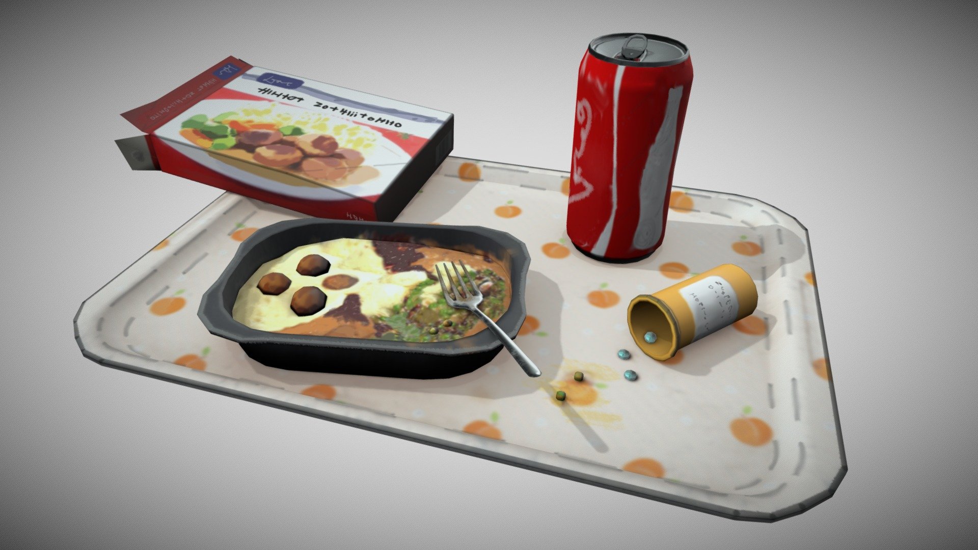Dinner - 3D model by uenostation54 [3d0e974] - Sketchfab