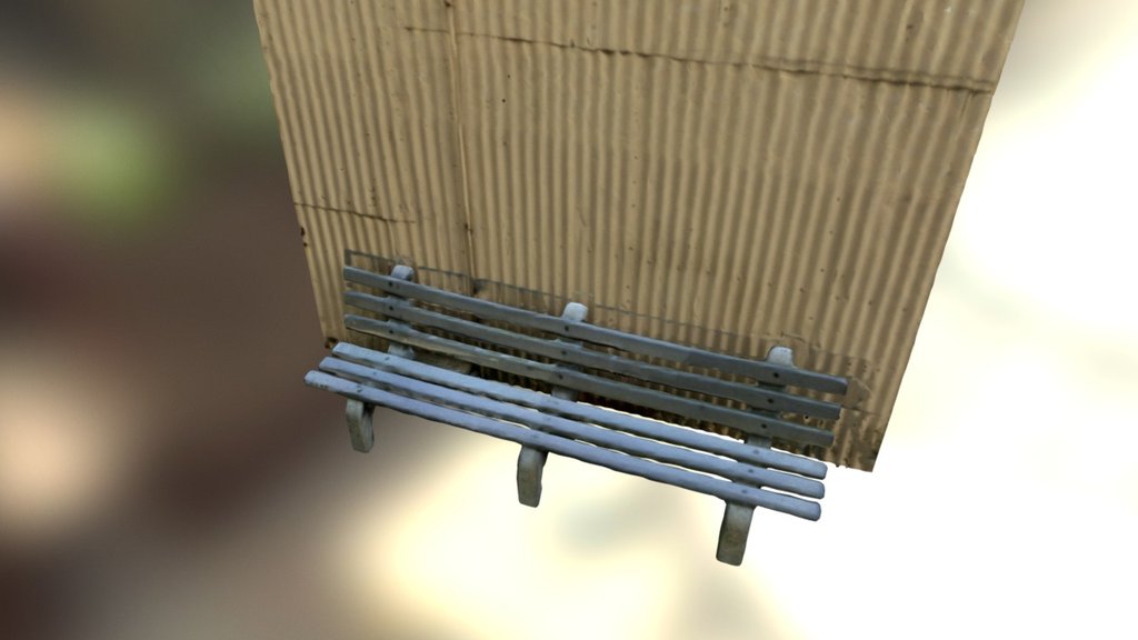 Model Rail Spur Bench 1 - 3D model by garnet [3d0f6b1] - Sketchfab