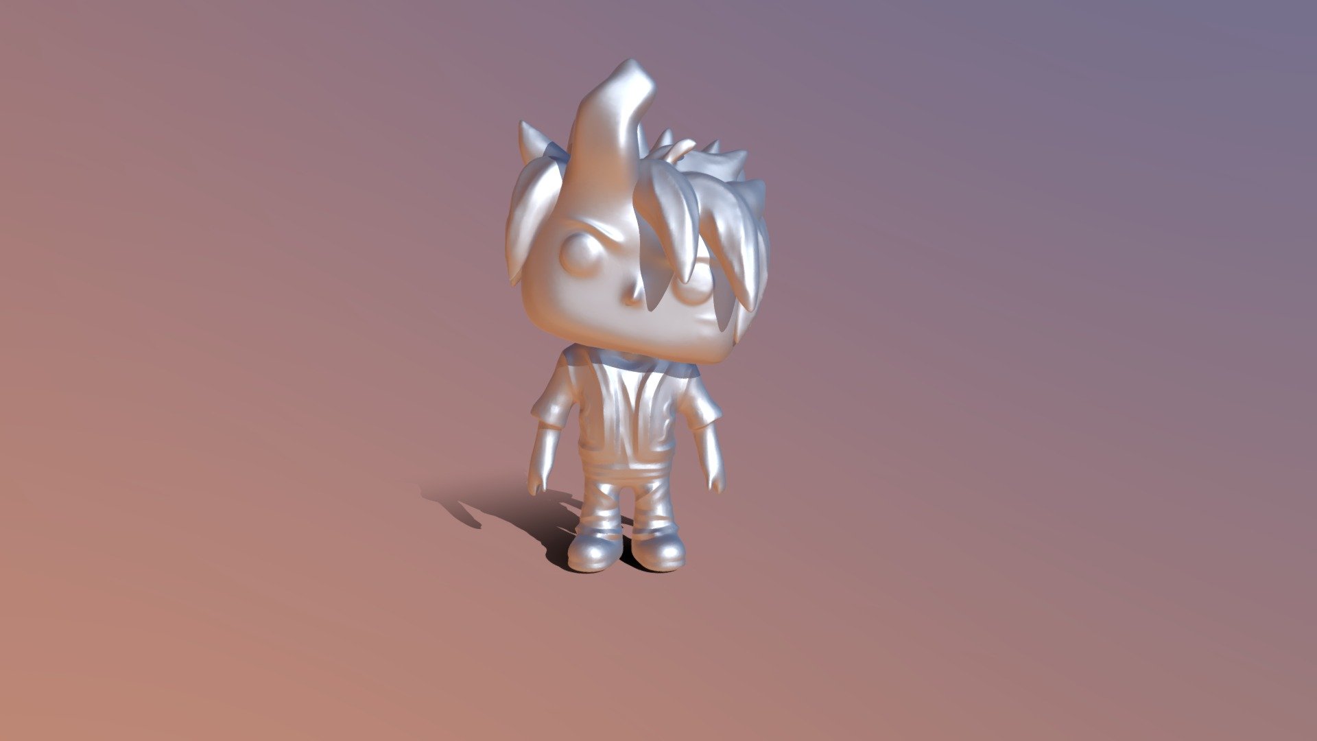 Borushiki funko pop - 3D model by VANLAB2 [3d10cdb] - Sketchfab