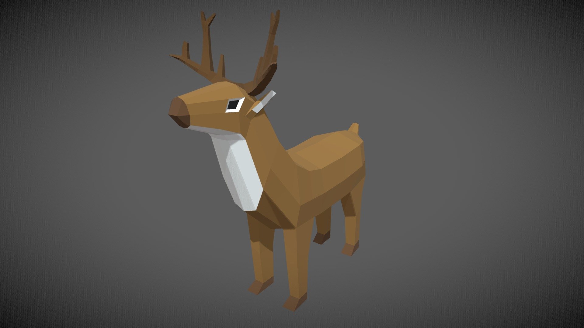 Lowpoly Reindeer - Buy Royalty Free 3D model by Blumbum Productions ...