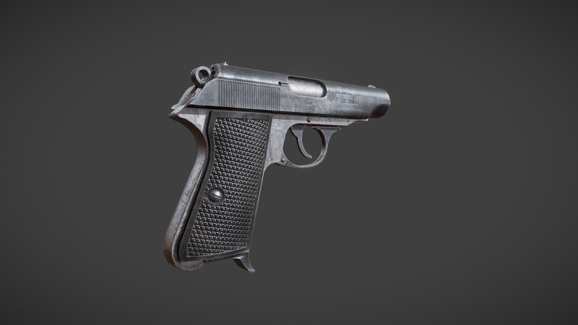 Turkish Pistol Kirikkale 1949' - 3D model by pixelAlp [3d1246a] - Sketchfab