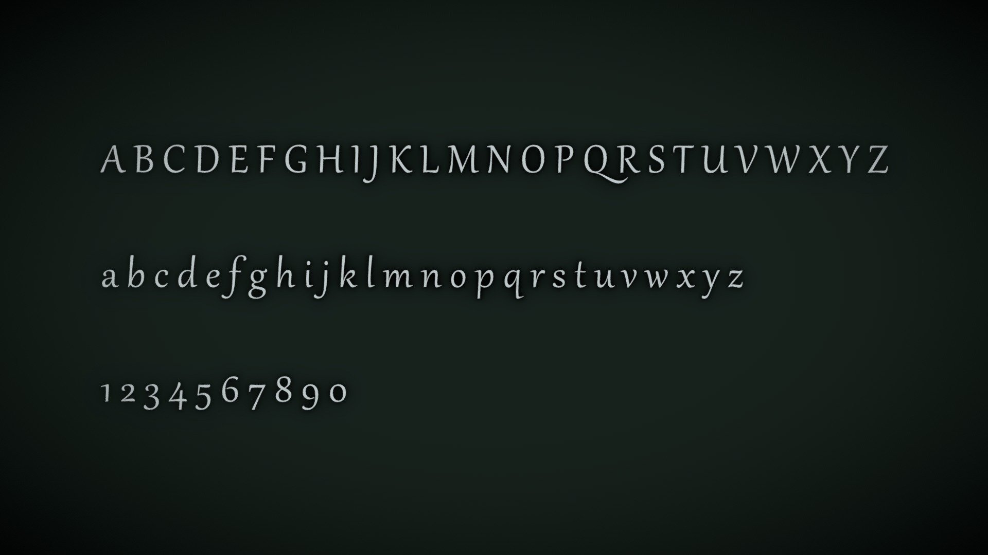 Script Font Pack 3 - Buy Royalty Free 3D model by Okapiguy [3d137c6 ...