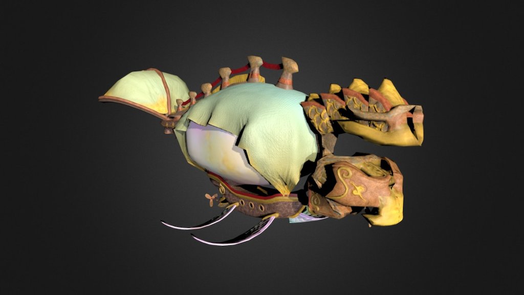 Fantasy Blimp - Download Free 3D model by Elyse Darby (@elysed ...