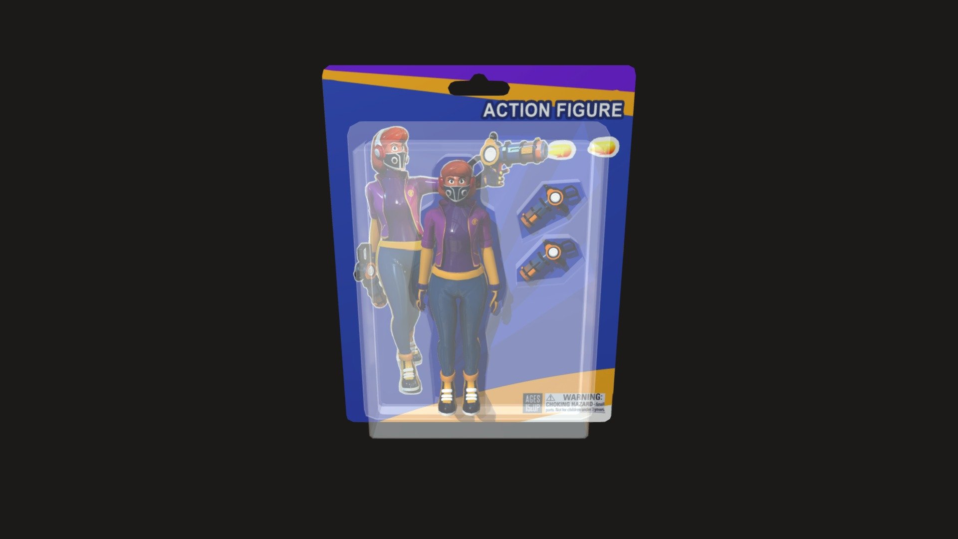 Action figure - 3D model by Gauthamkris [3d144fd] - Sketchfab